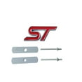 3D Metal Logo ST Line Grill Emblem Car Trunk Badge ST Sticker ...