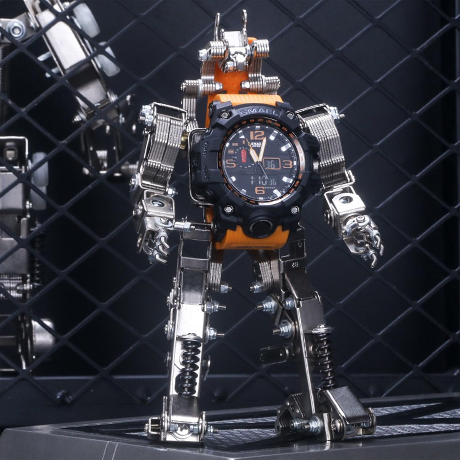 3D Metal Model Kit ，Adult 3D Metal Puzzle Mechanical Time Machine Watch ...