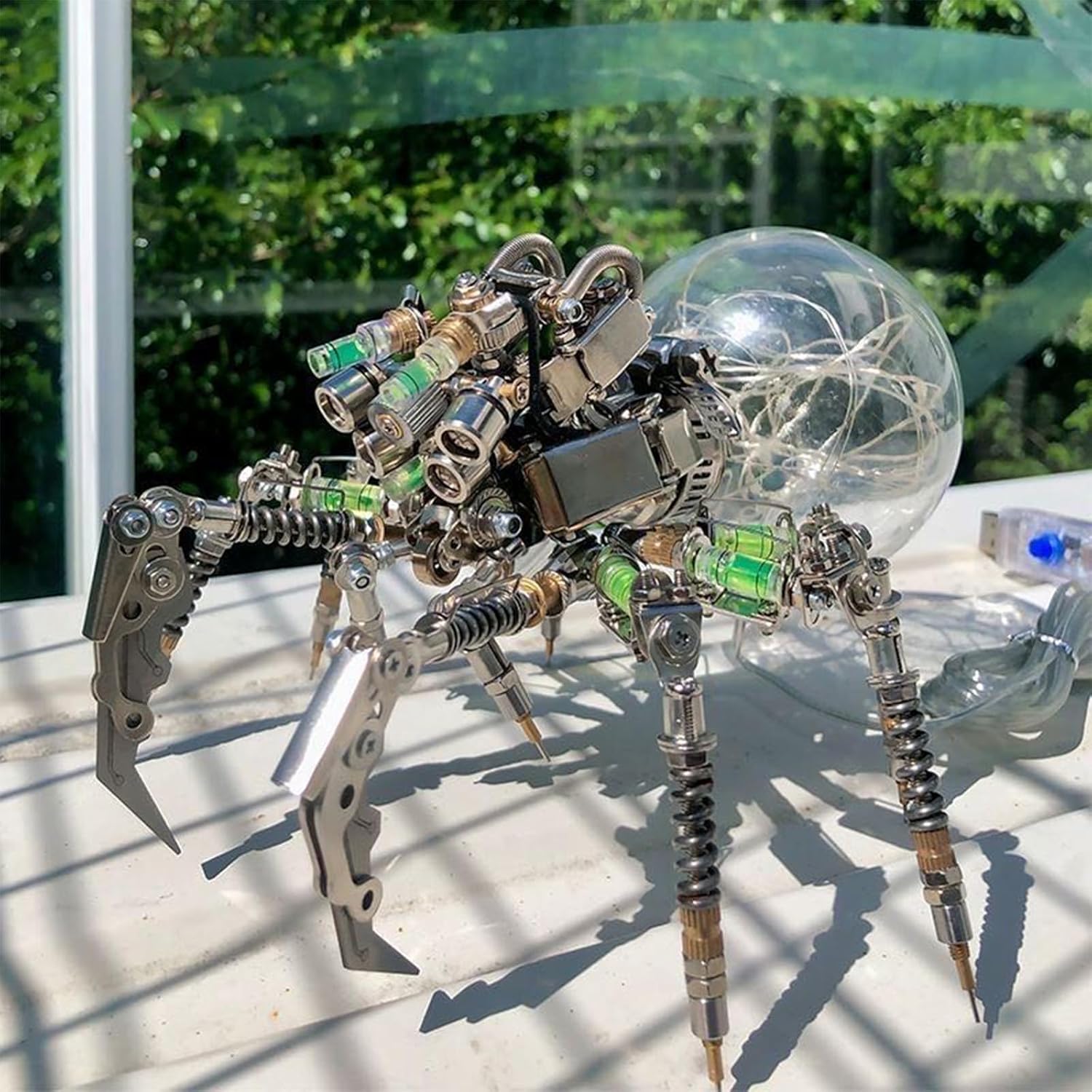 3D Metal Model Set Mechanical Spider Very cool 3D Metal Puzzle DIY Very ...