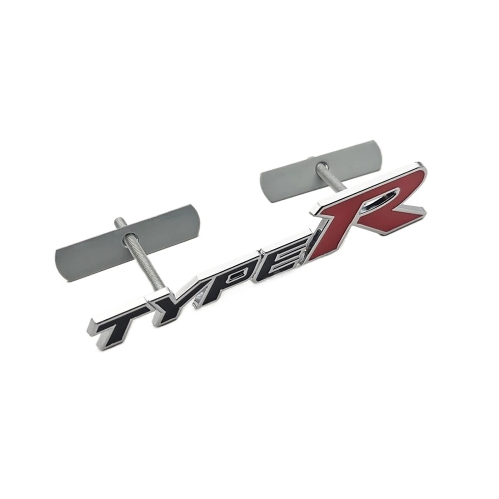 3D Metal Nameplate Car Rear Trunk TypeR Badge Front Grill Logo Type R ...