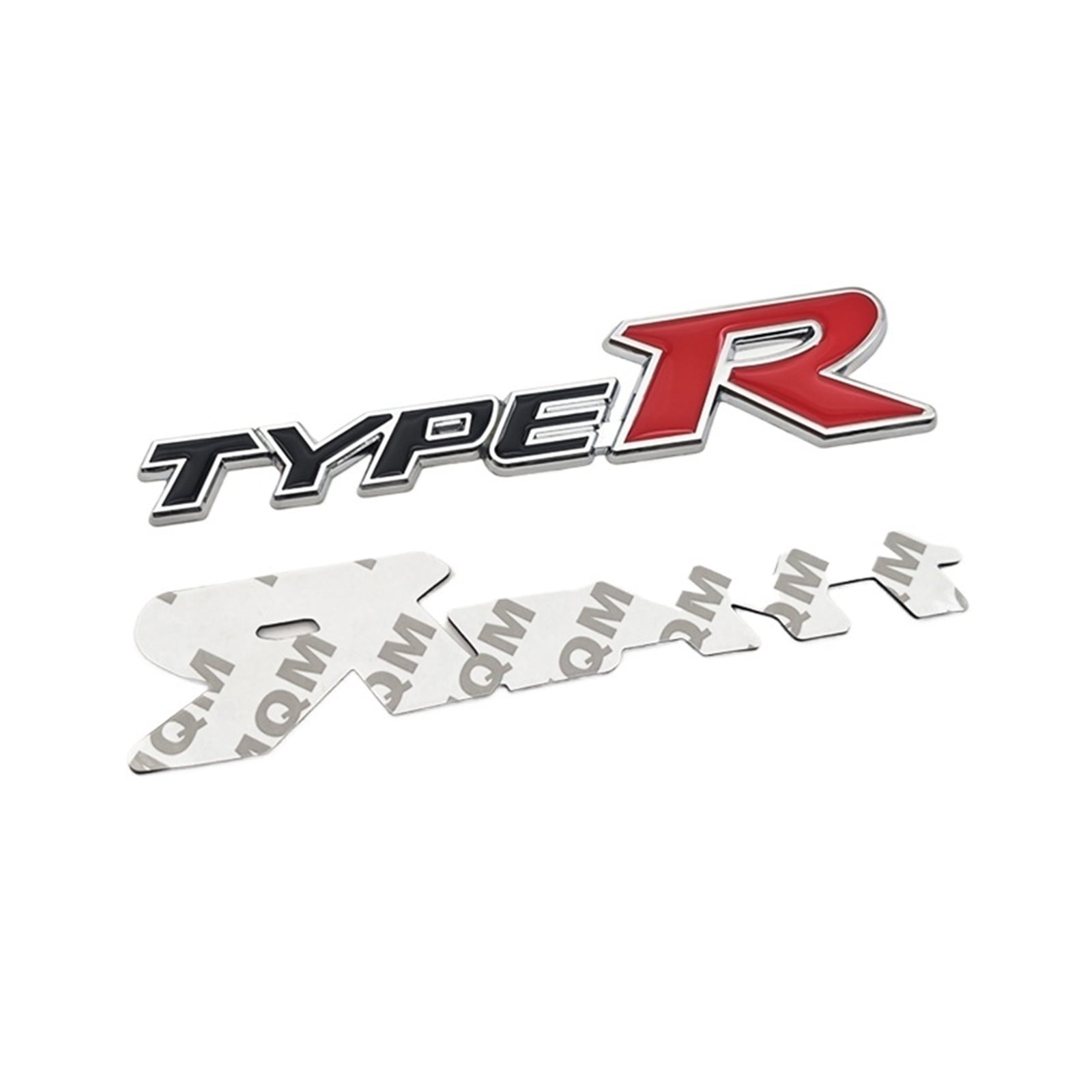3D Metal Nameplate Car Rear Trunk TypeR Badge Front Grill Logo Type R ...