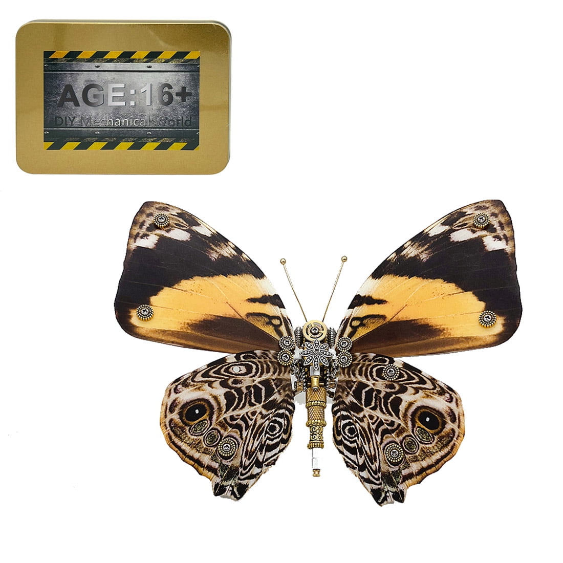 3D Metal Puzzle Butterfly Model Kits, 150PCS+ Steampunk 3D Metal DIY ...