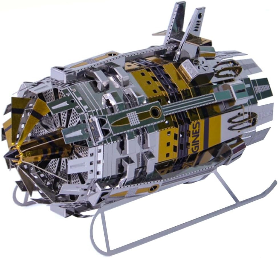 3D Metal Puzzle Engine for Adults, DIY Assembly Steampunk Metal Engine ...