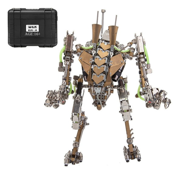 3D Metal Puzzle Model Kit, 1300+ PCS DIY Metal Articulated Robot Mech ...