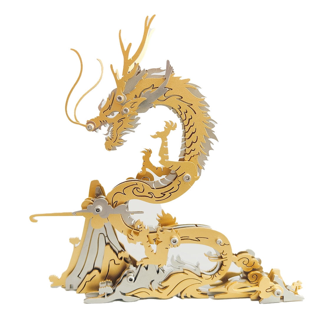 3D Metal Puzzle Mythical Beasts Model Kit, 90PCS 3D Assembly Mechanical ...