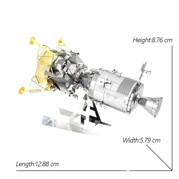 3D Metal Puzzle UFO Model, DIY Handmade Spacecraft Assembly Kit for ...
