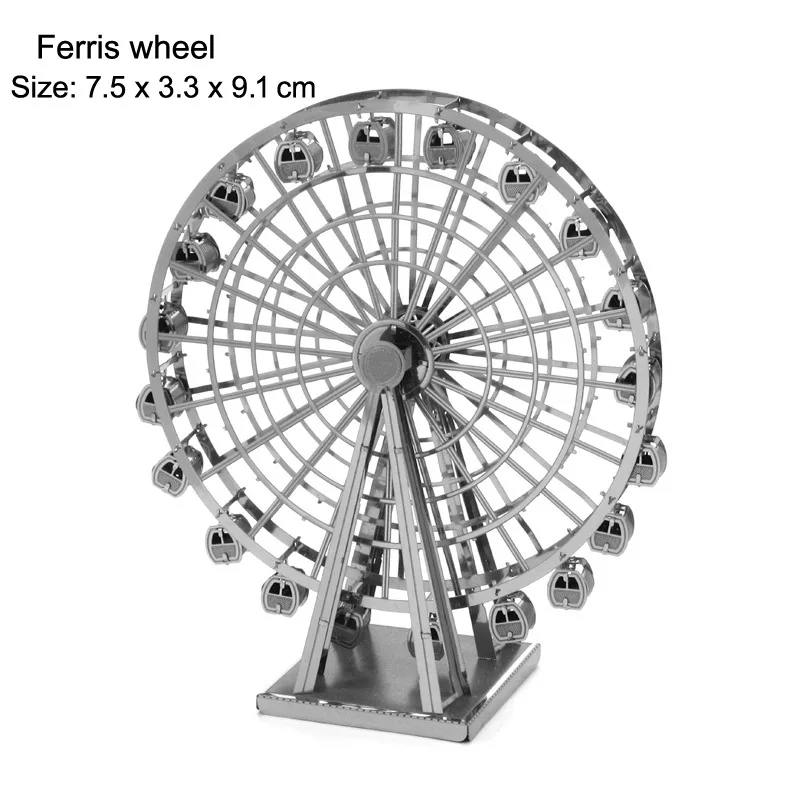 3D Metal Puzzle Yue Yang Tower, Classical Chinese Architecture Assembly ...