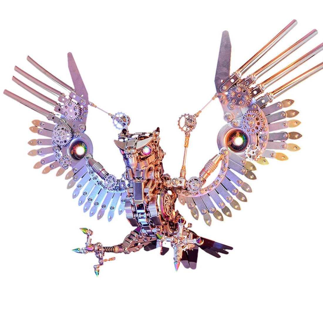 3D Metal Puzzle for Adults, 1800+PCS DIY Mechanical Raptor Avian ...