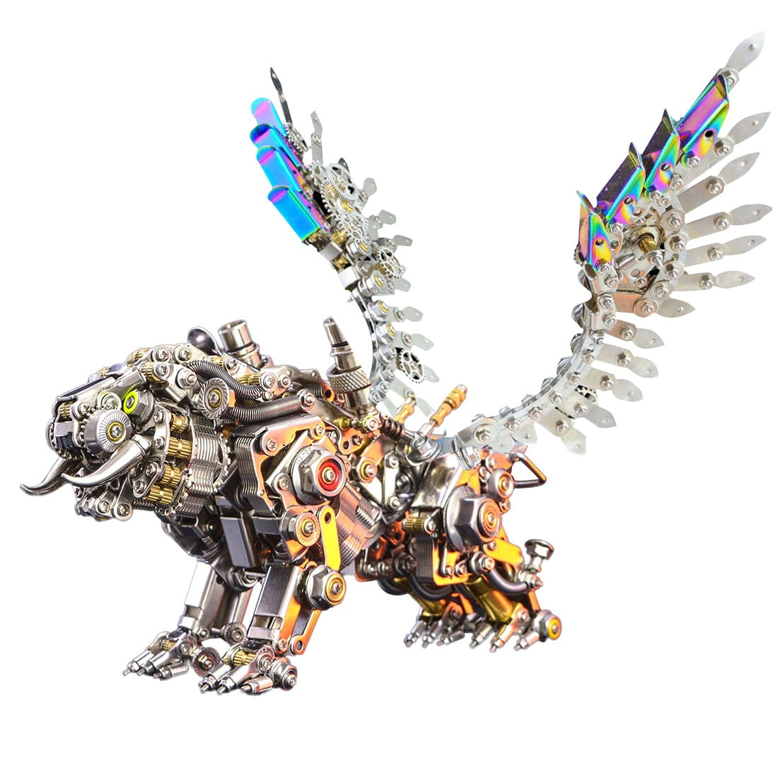 3D Metal Puzzle for Adults, 700+ PCS Assemble Bengal Tiger Model with ...