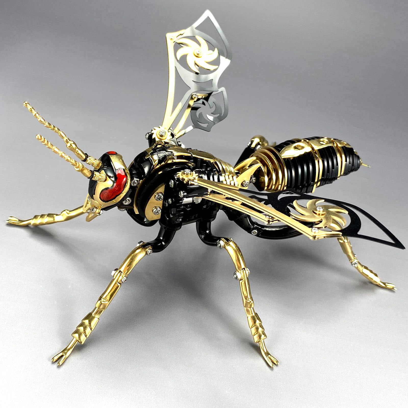 3D Metal Puzzle for Adults Mechanical Wasp Model Kits Stainless Steel ...