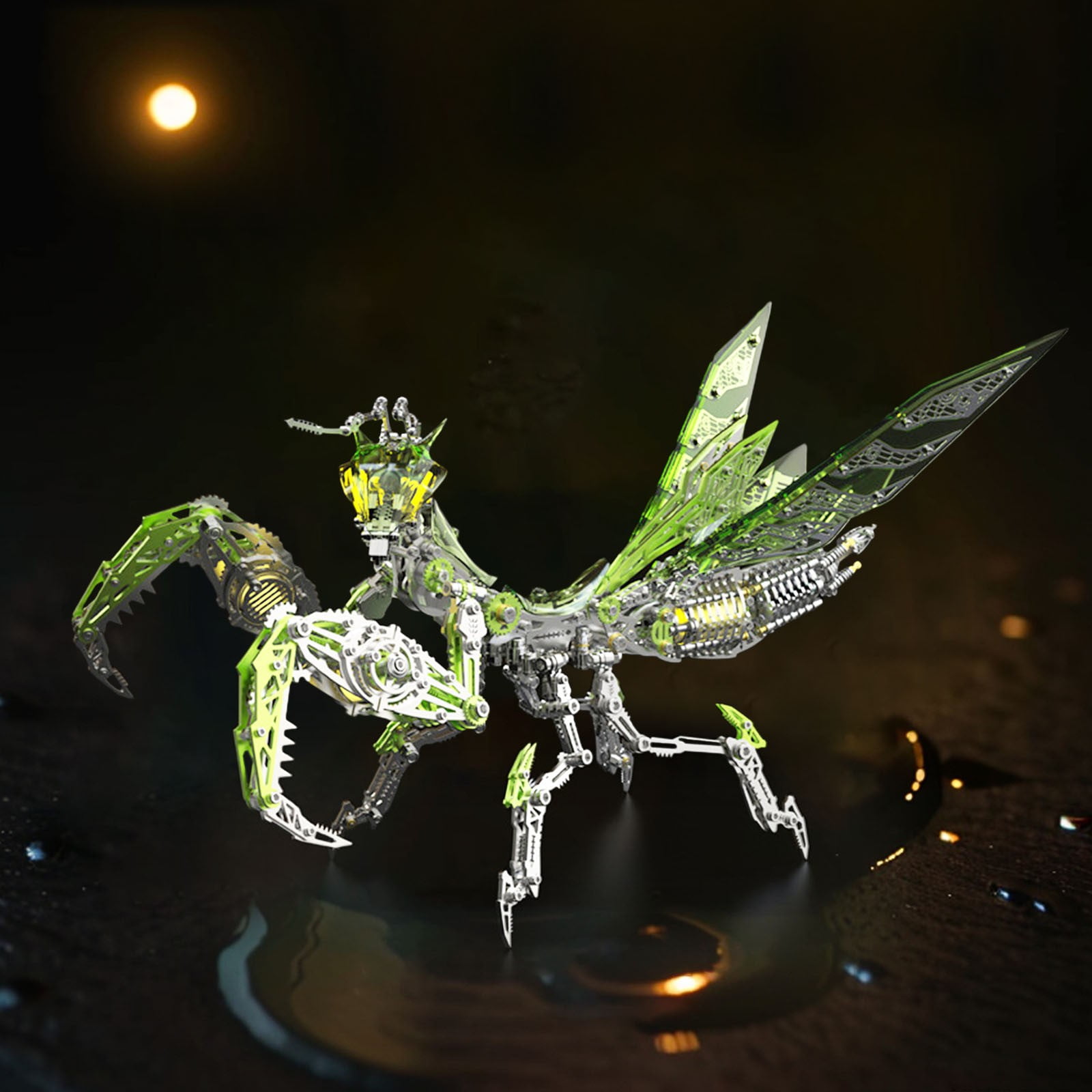 3D Metal Puzzles for Adults, Giant Mantis Model Kit - Steampunk DIY ...