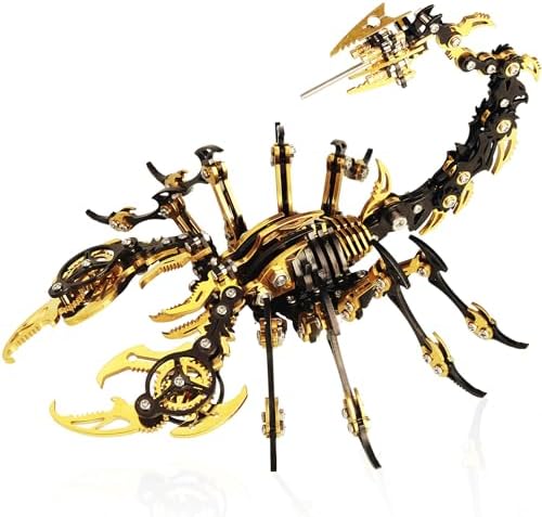 3D Metal Puzzles for Adults, Scorpion 3D Metal Model Kit to Build DIY ...
