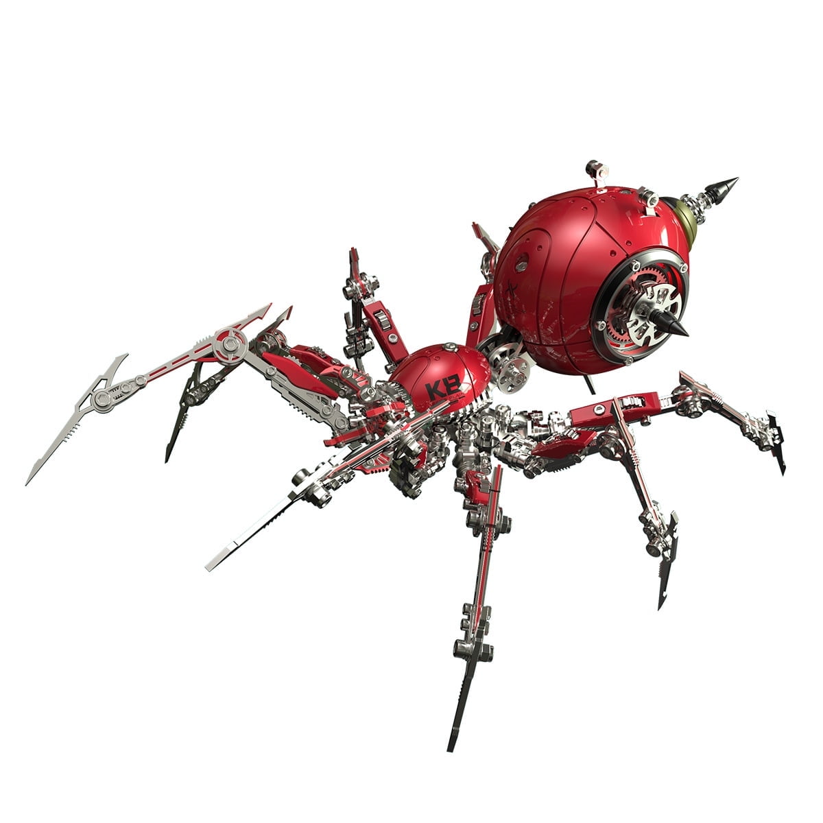 3D Metal Puzzles for Adults, Steampunk Mechanical Full Metal War Spider ...
