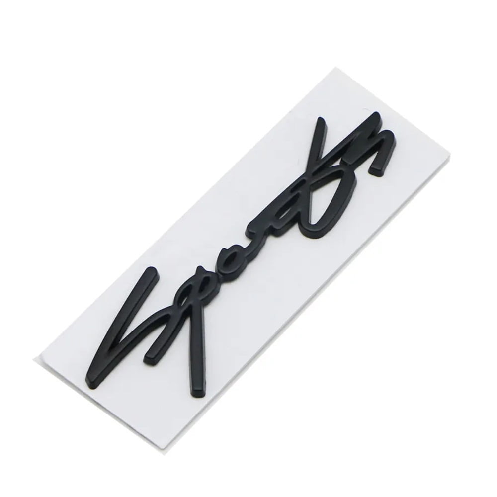 3D Metal SPORTS Logo Emblem Car Tail Trunk Sticker Badge Decal SPORT ...