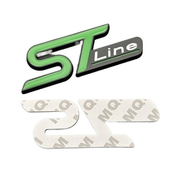 3D Metal ST Line Logo Badge Car Side Front Grill Embelm Sticker ...