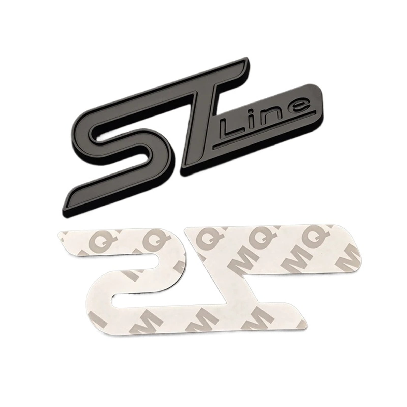 3D Metal ST Line Logo Badge Car Side Front Grill Embelm Sticker ...