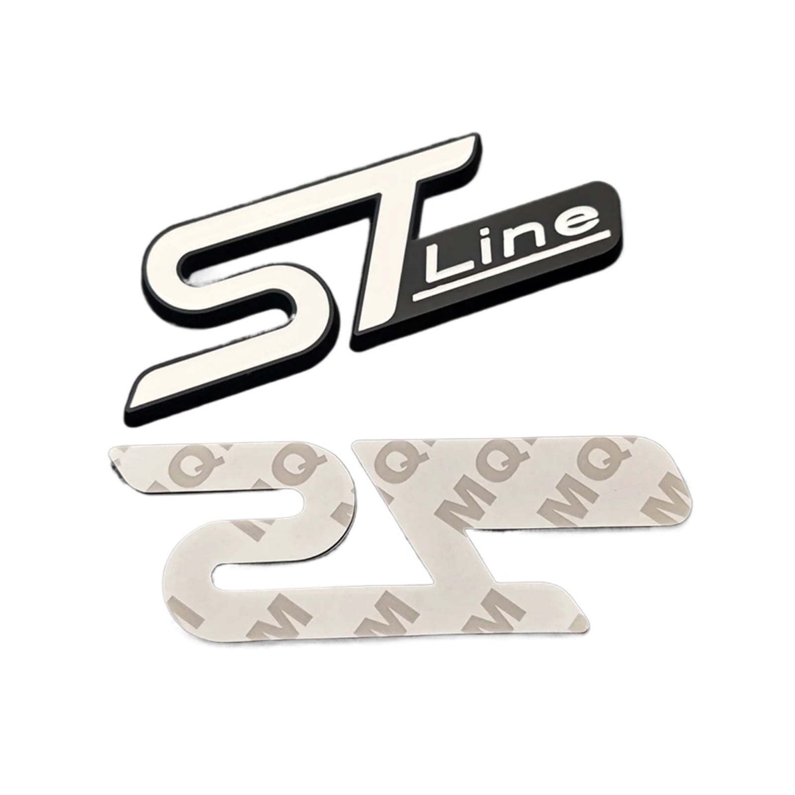 3D Metal ST Line Logo ST Line Badge Car Side Front Grill Embelm ...