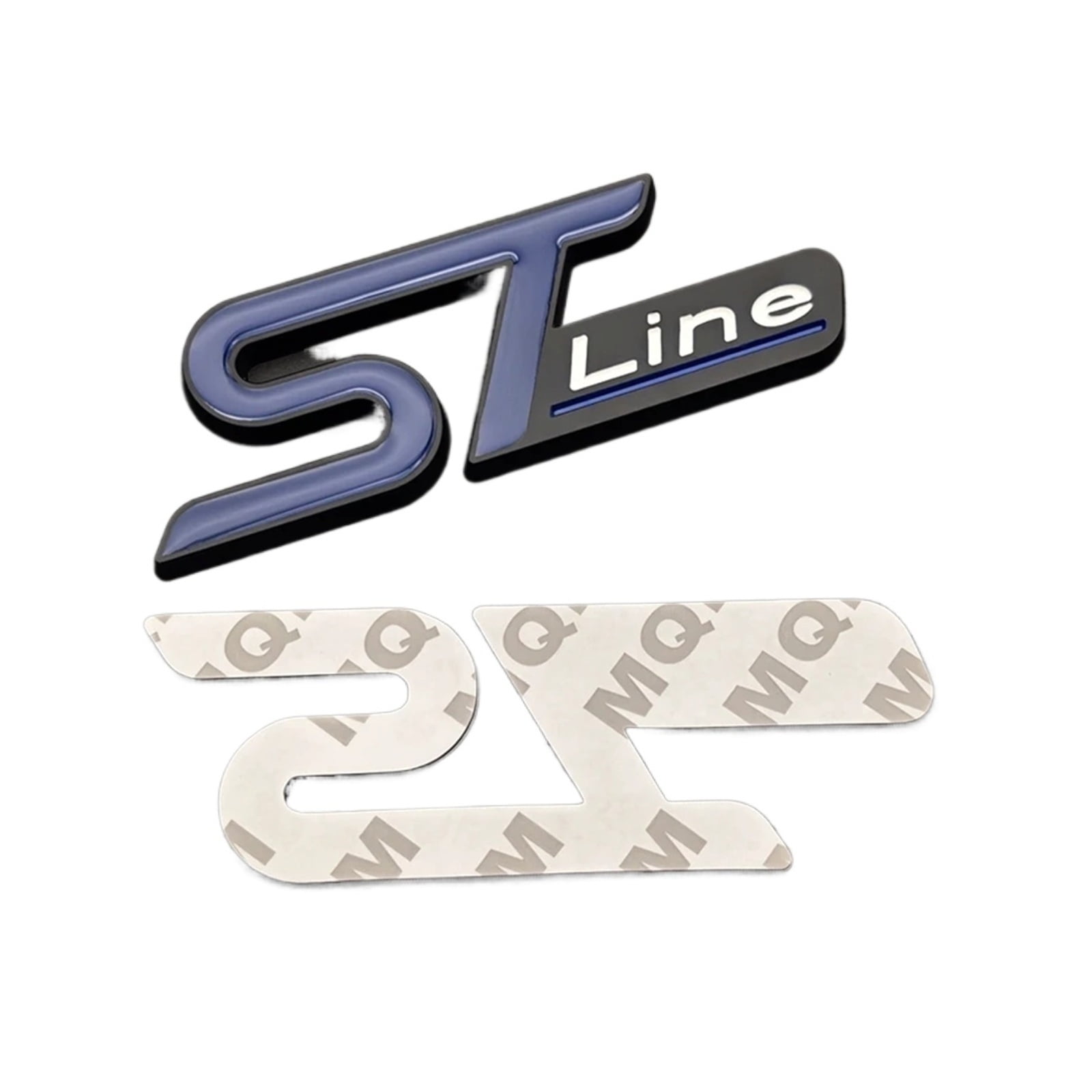 3D Metal ST Line Logo ST Line Badge Car Side Front Grill Embelm ...