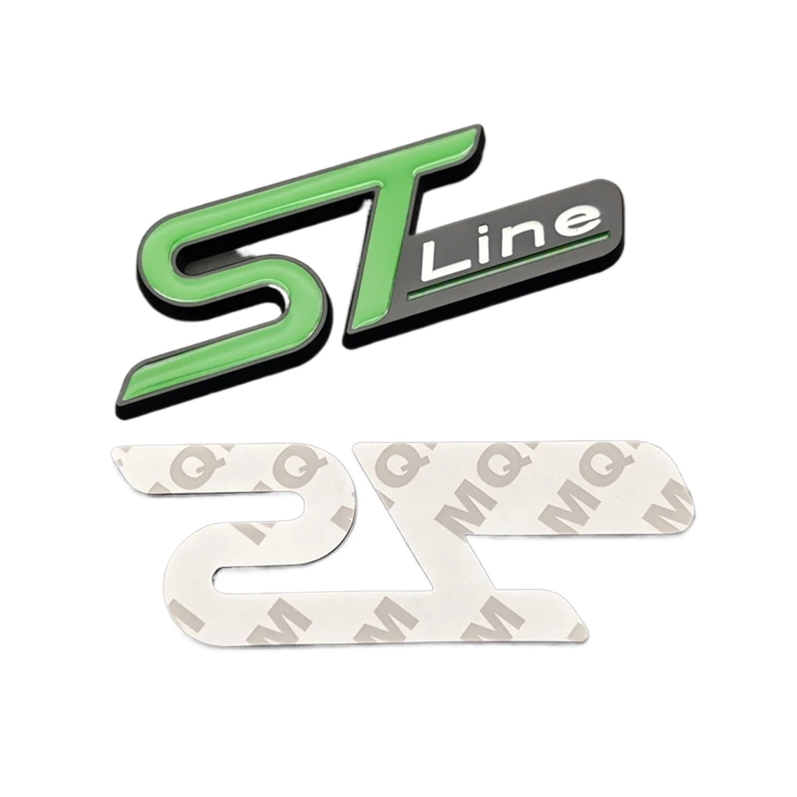 3D Metal ST Line Logo ST Line Badge Car Side Front Grill Embelm ...