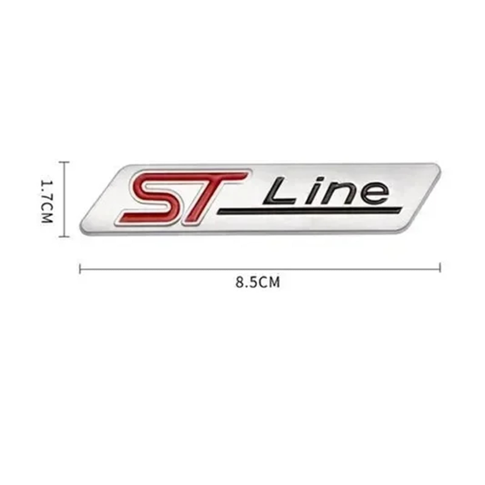3D Metal ST Line Rear Trunk Badge Emblem Sider Sticker - Walmart.com