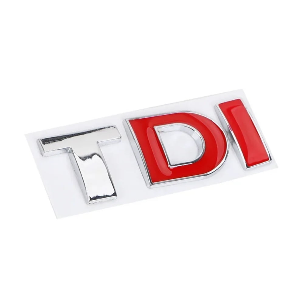 3D Metal TDI Logo Car Front Grille Emblem Sticker Fender Side Rear ...