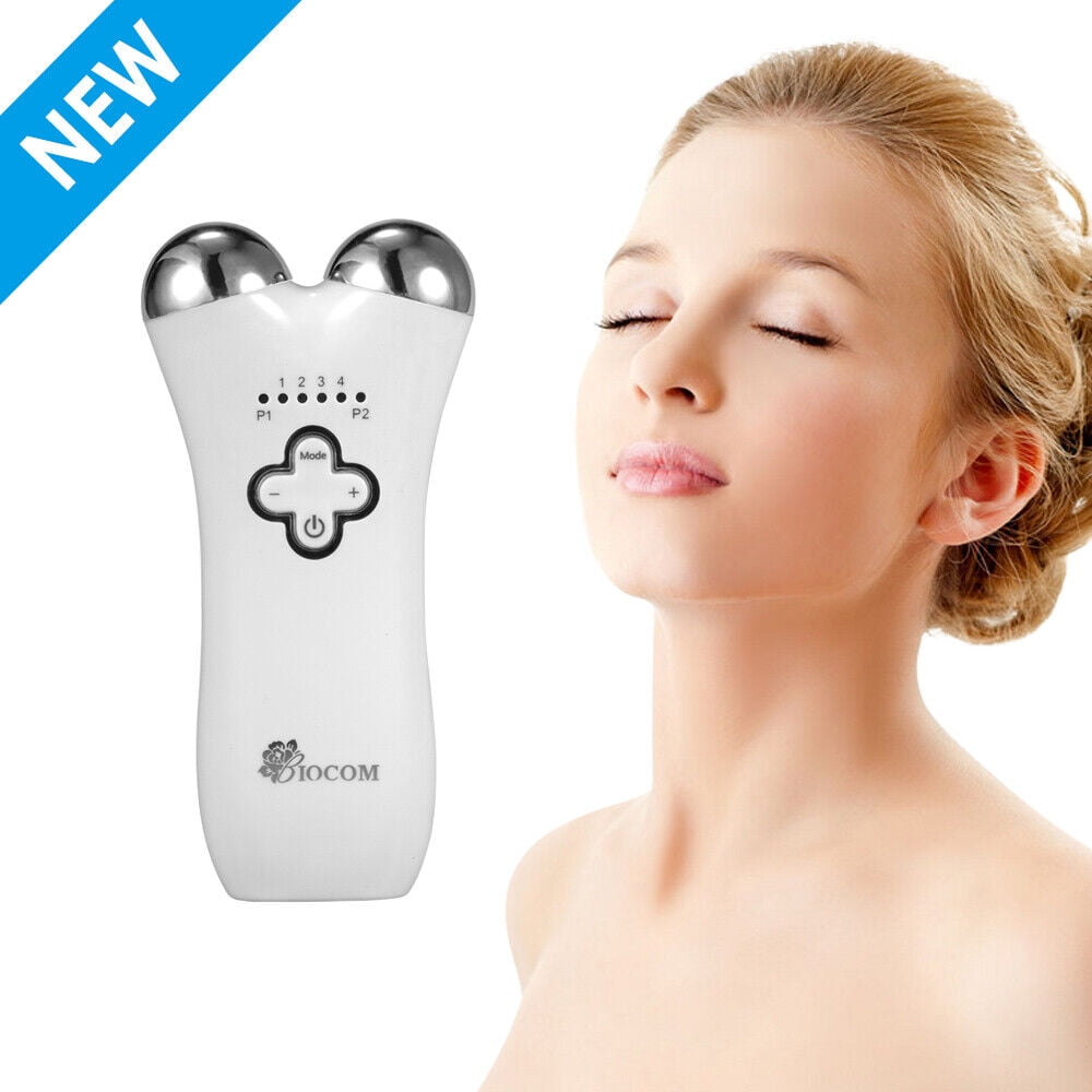 3D Micro Current Facial Massage Roller, Rechargeable Facial Lift Roller ...