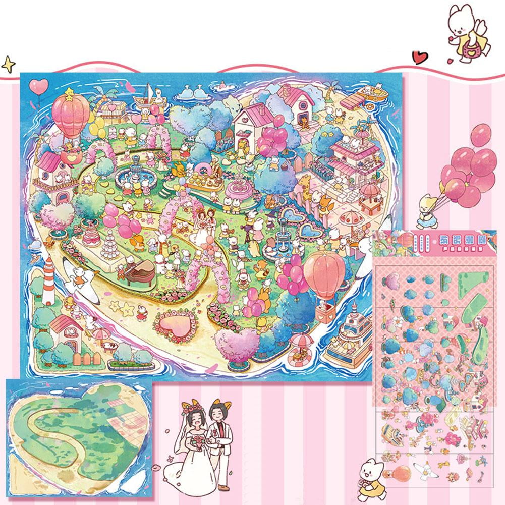 3D Micro Scene Stiers - Create Your Own Mini Villa Station - PET ...