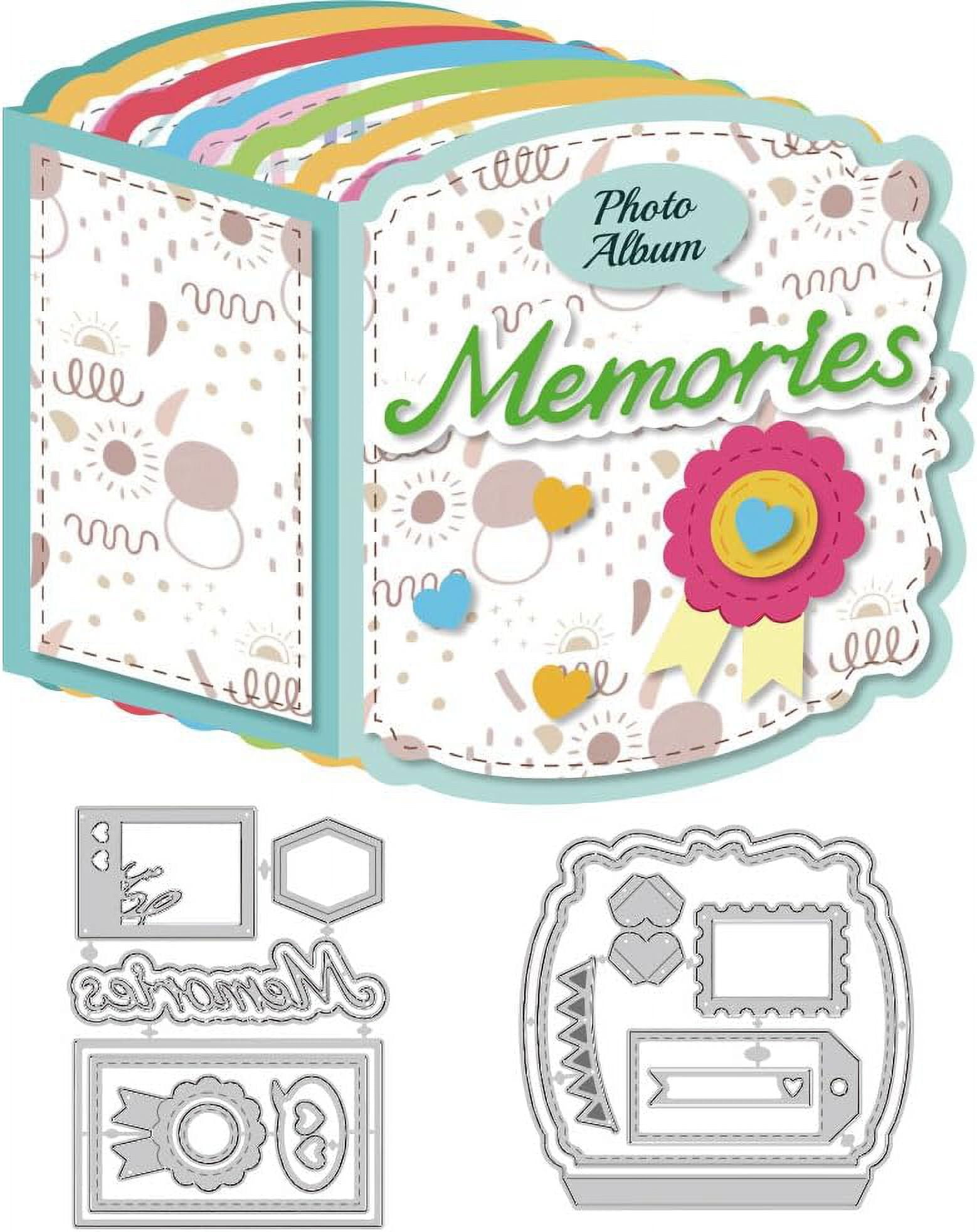 3D Mini Photo Album Dies Cuts Metal Cutting Dies Card Making Cutting ...