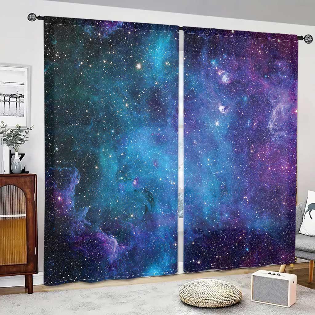 3D Modern Galaxy Printing Star Curtains for Living Room Bedroom Study ...