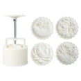 3D Mold Set Or 200g Flower Fish Patterns Cake Mold Press Safe Cookie ...