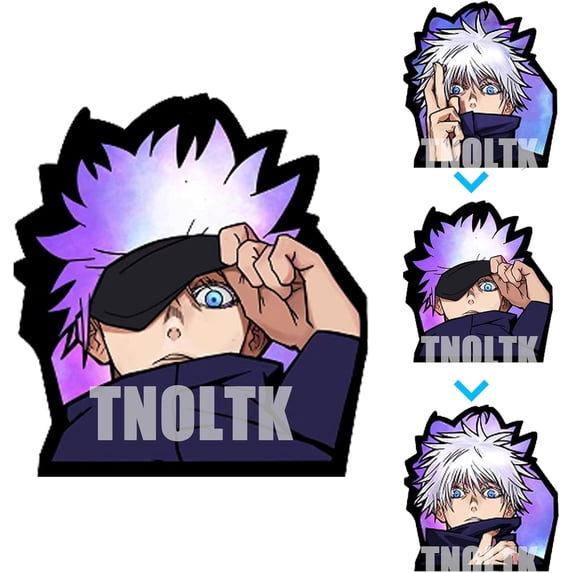 3D Motion Anime Car Decals Waterproof Stickers Anime Bumper Stickers ...