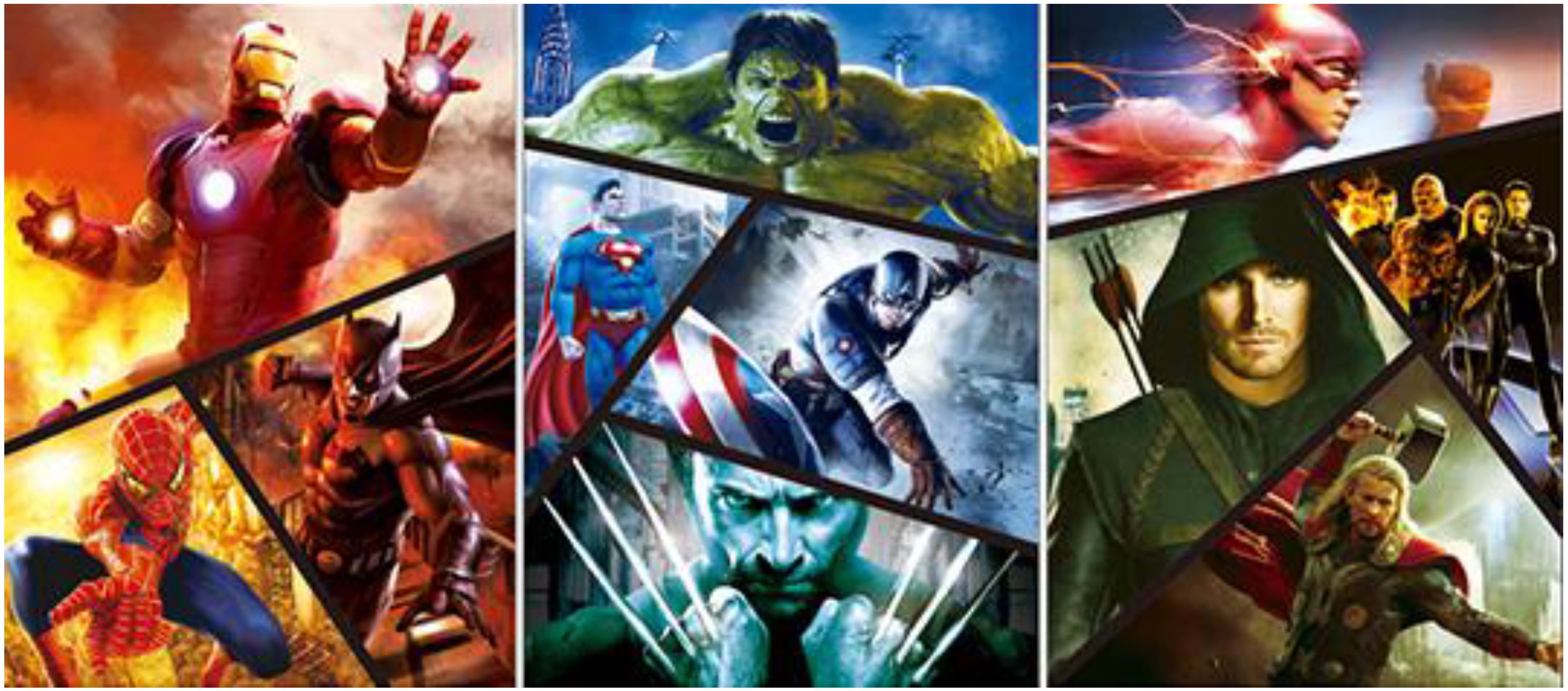 3D Motion Holographic Lenticular Wall Poster SUPER HERO - Walmart.com