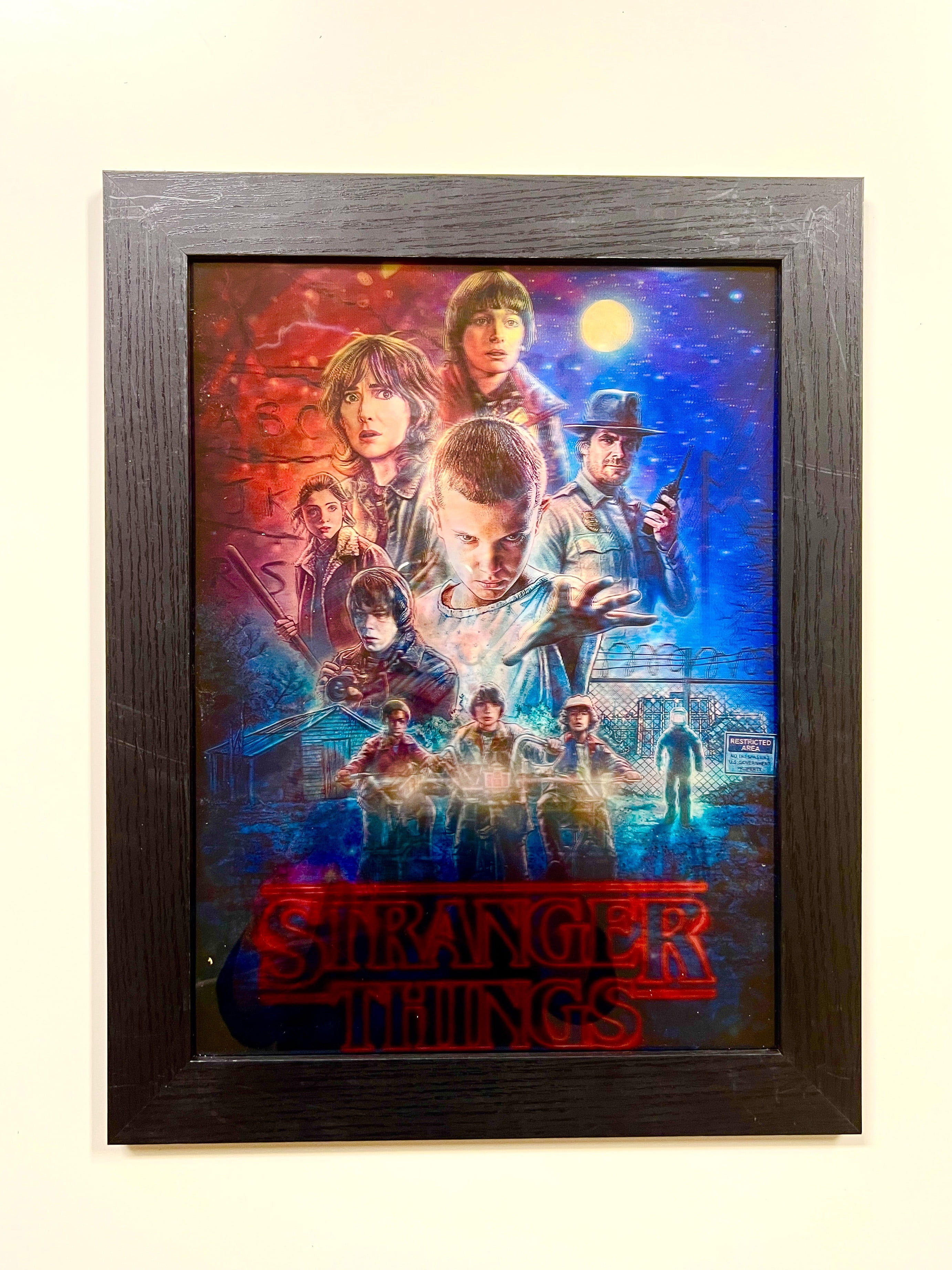 3D Motion Holographic Lenticular Wall Poster Stranger Things - Walmart.com