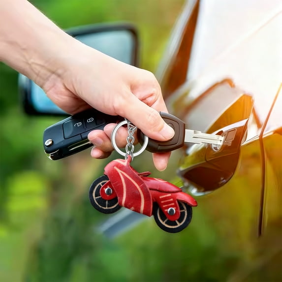 3D Motorcycle Model Keychain Car Key Ring Keychain Cartoon Key Chain ...