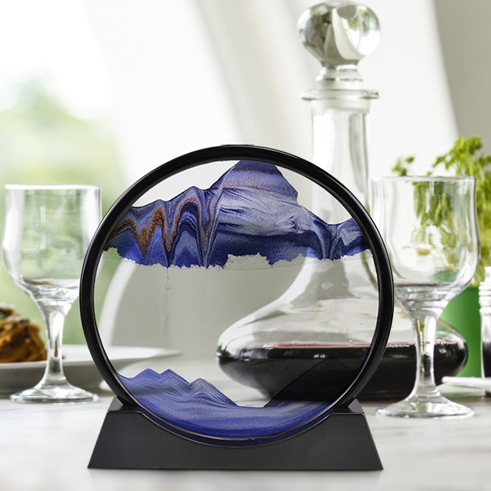 3D Moving Sand Art Picture Decor, Deep Sea Sandscape Liquid Motion ...