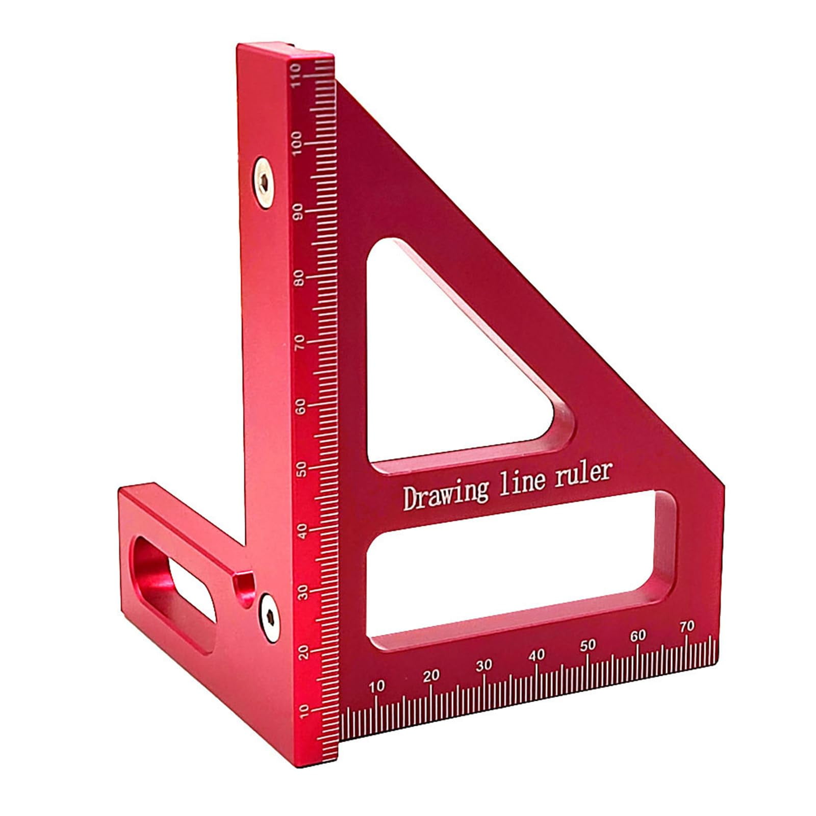 3D Multi Angle Measuring Ruler, 45/90 Degree Woodworking Square ...
