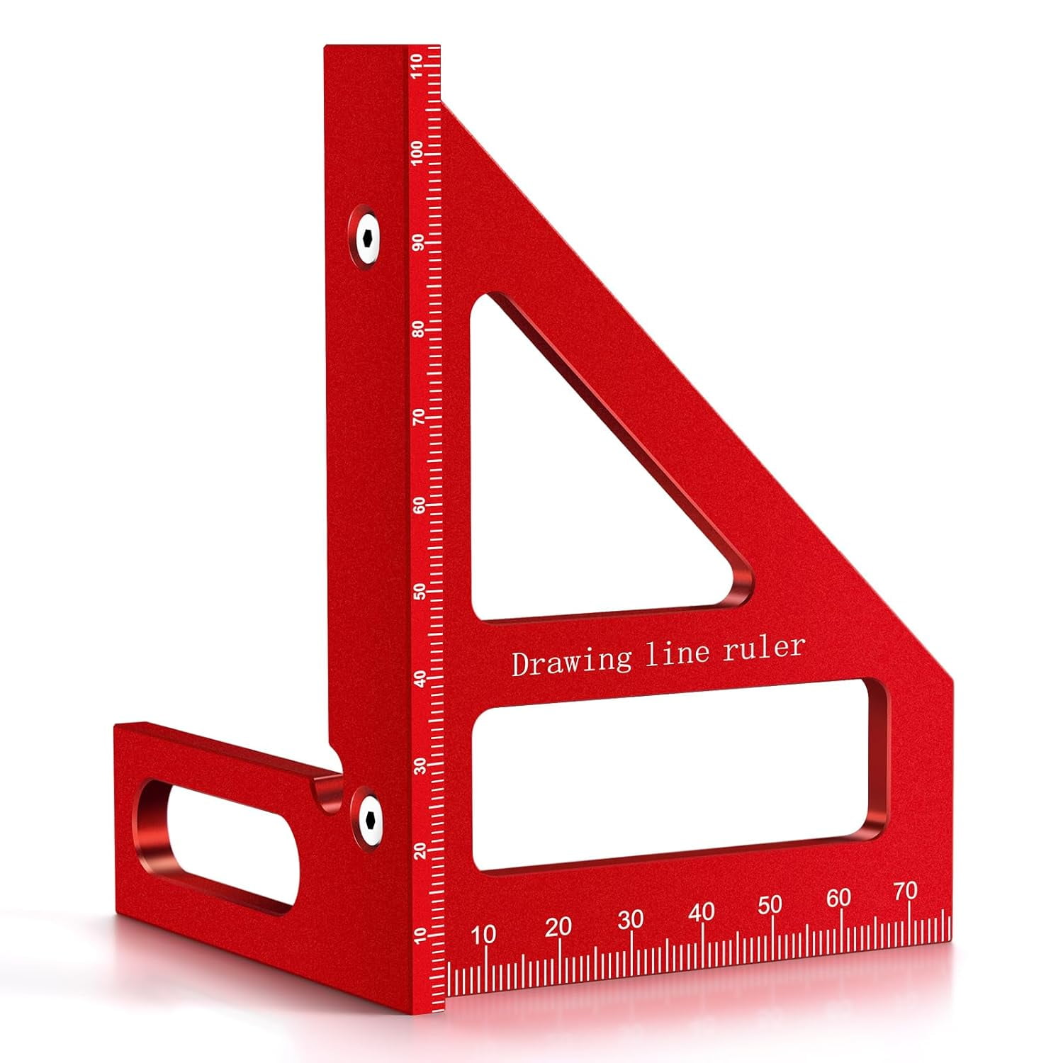 3D Multi-Angle Measuring Ruler, Professional 45 90 Degree Aluminum ...