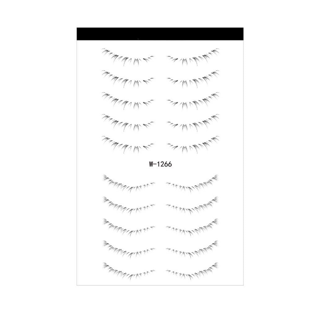 3D Multi-Style Lower Eyelash Tattoo Stickers Transfer Decals Lashes GXJ ...