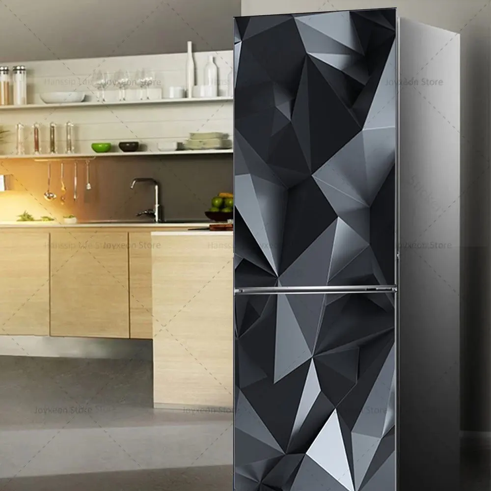 3D Multi-style Refrigerator Sticker Matte Surface Material PVC ...
