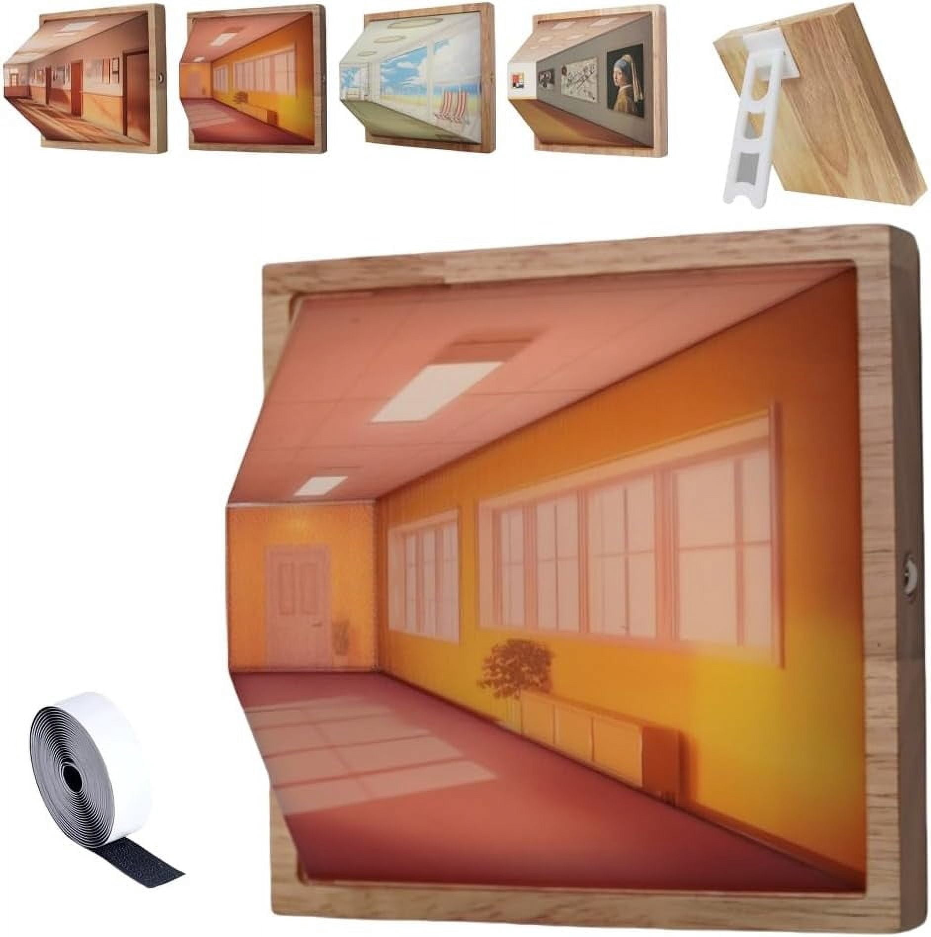 3D Naked Eye Visual Night Light, Three Dimensional Visual Effect LED ...