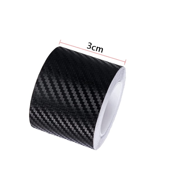3D Nano Carbon Fiber Car Sticker Paste Door Sill Protector Bumper Tape ...