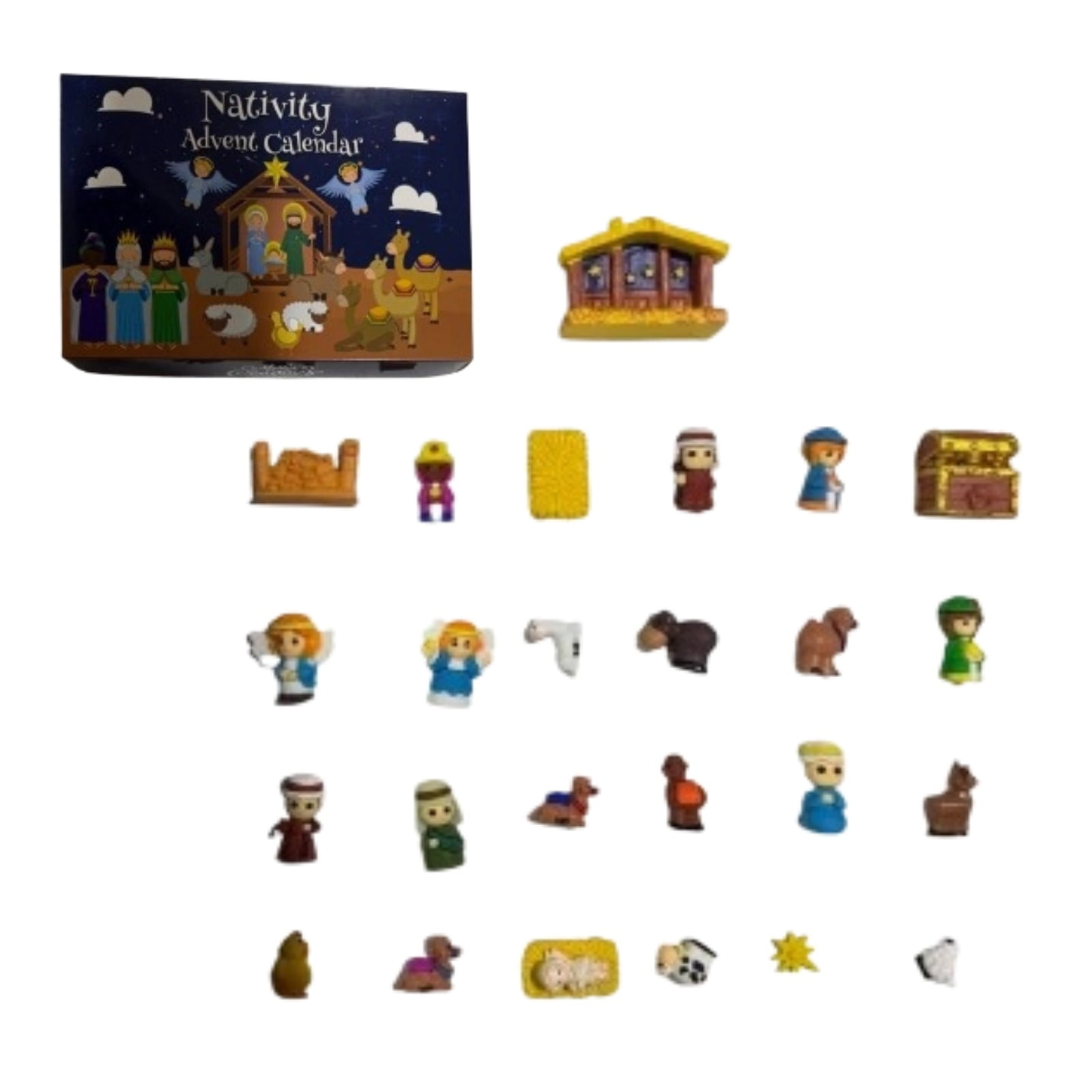 3D Nativity Advent Calendar with 25 Unique Pieces, A Standout Christmas ...