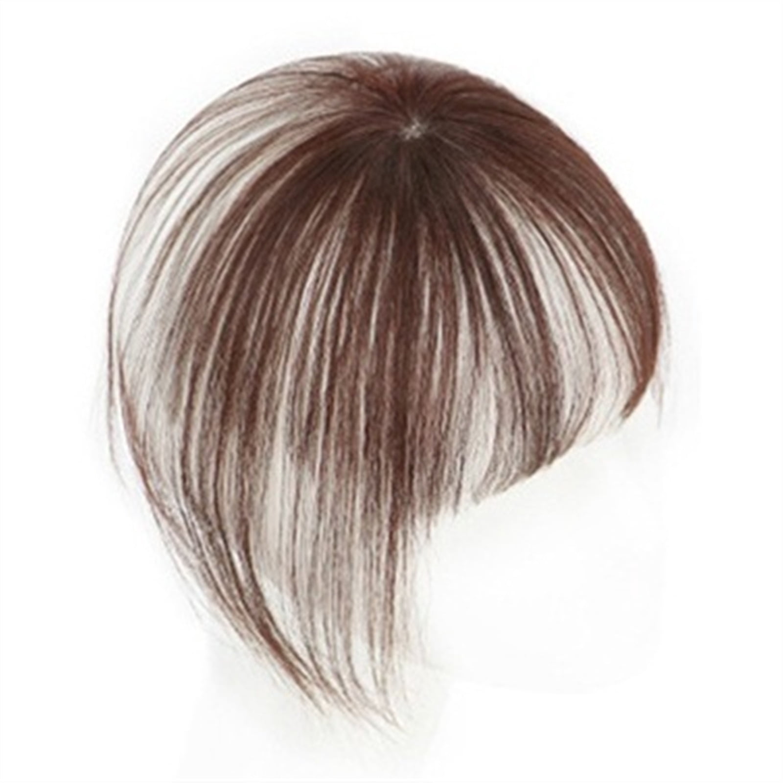 3D Natural Human Hair Bangs Clip-in Extensions - Seamless Design for ...