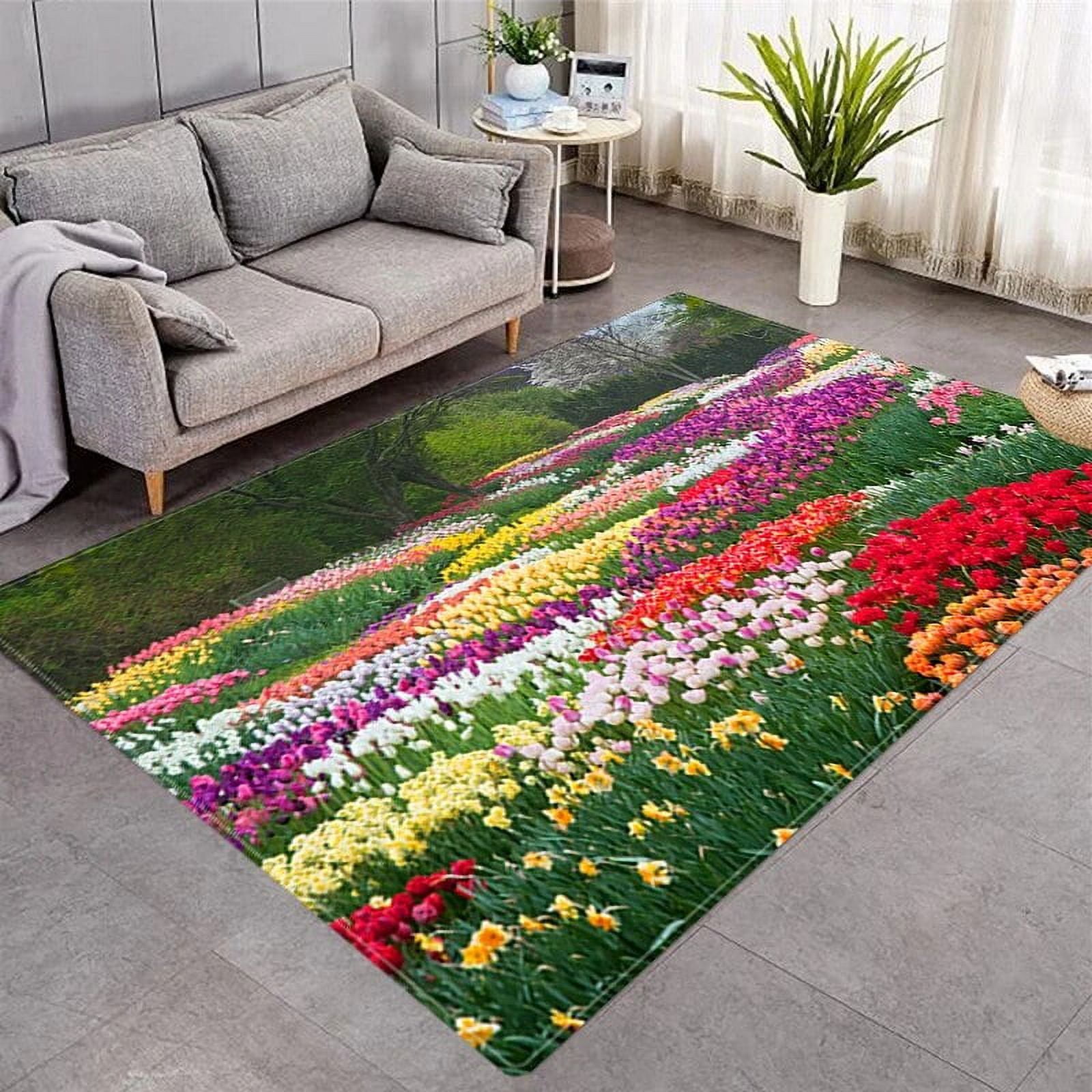 3D Natural Scenery Flower Underwater World Carpet Living Room Bedroom ...