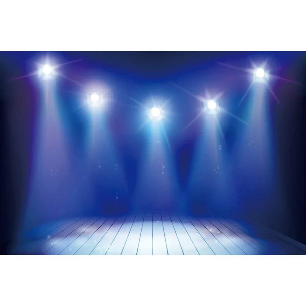 3D Neon Color Dance Stage Backdrop for Photography Wom M Birthday ...