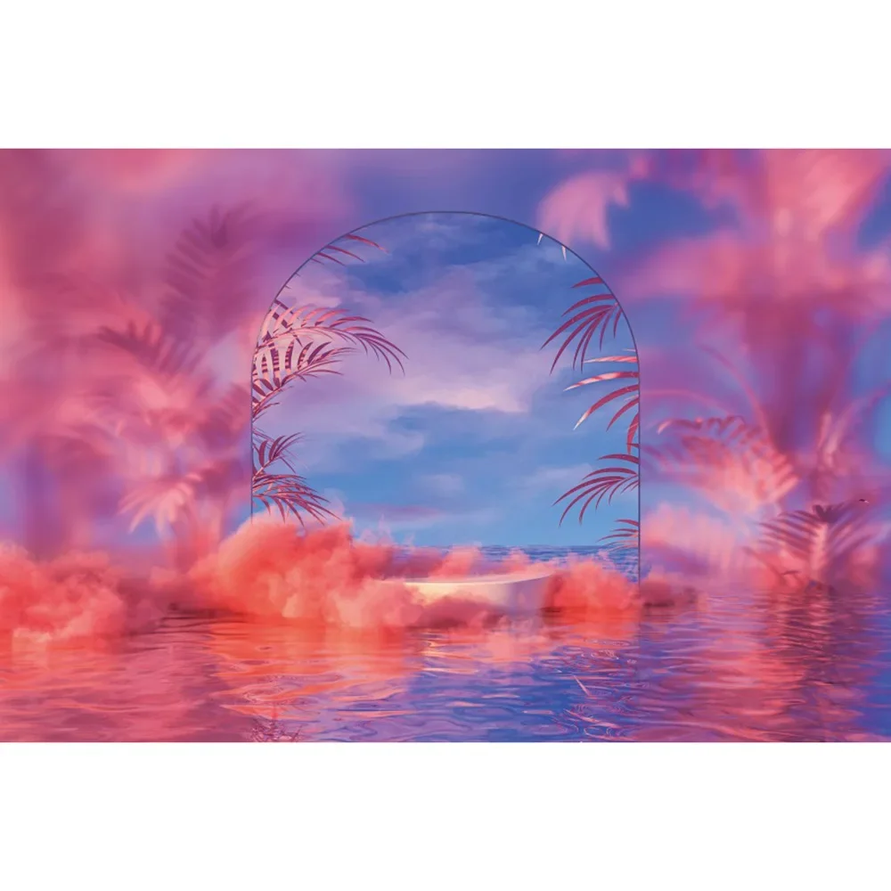 3D Neon Color Dance Stage Backdrop for Photography Wom M Birthday ...