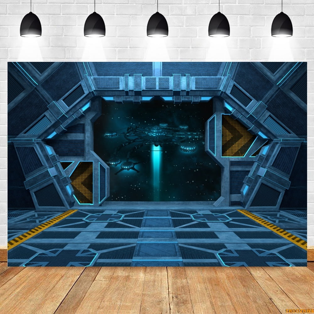 3D Neon Stage Photography Backdrop Glitter Light Kid Adult Birthday ...