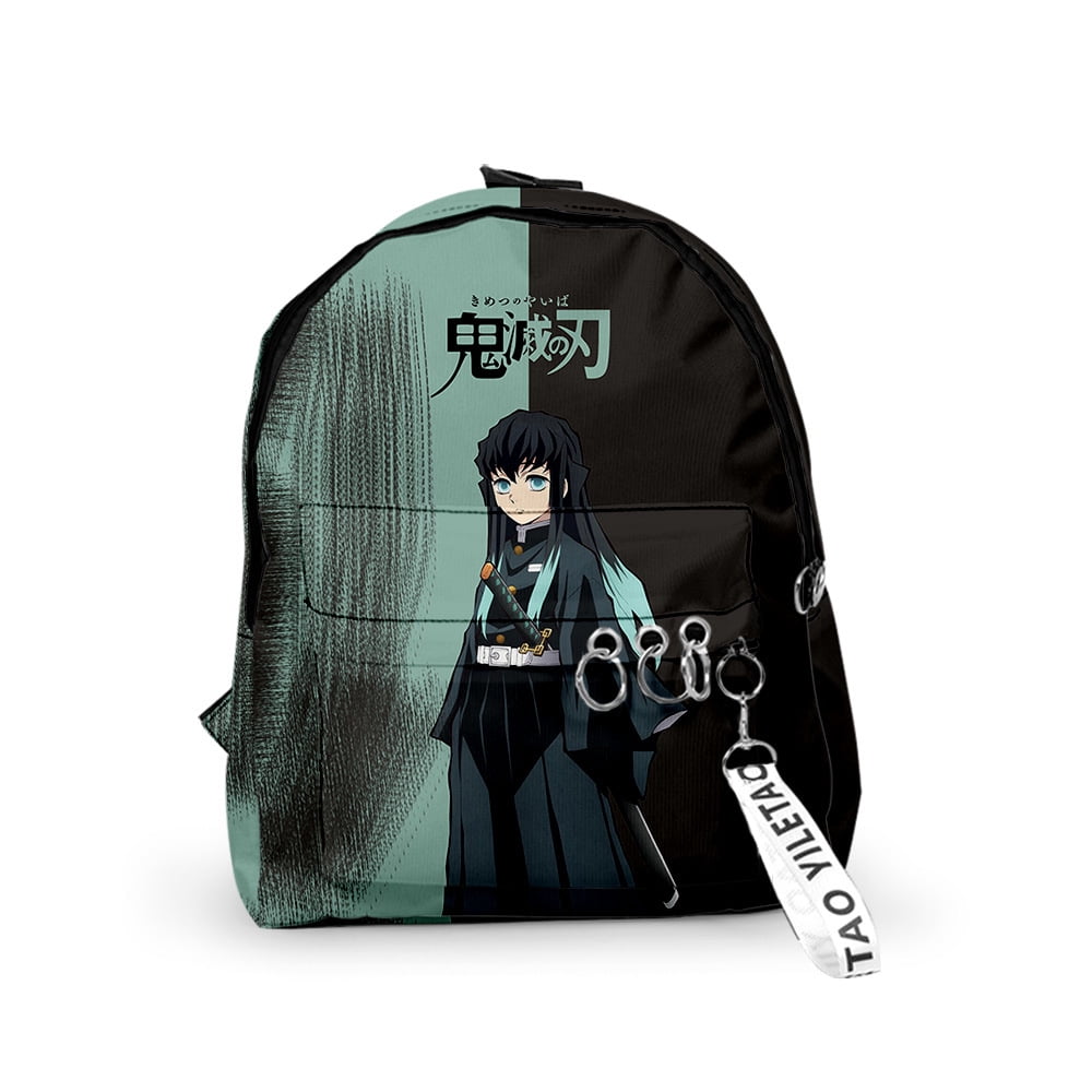 3D New Casual Backpack Anime Demon Slayer Backpack Men's and Women's ...