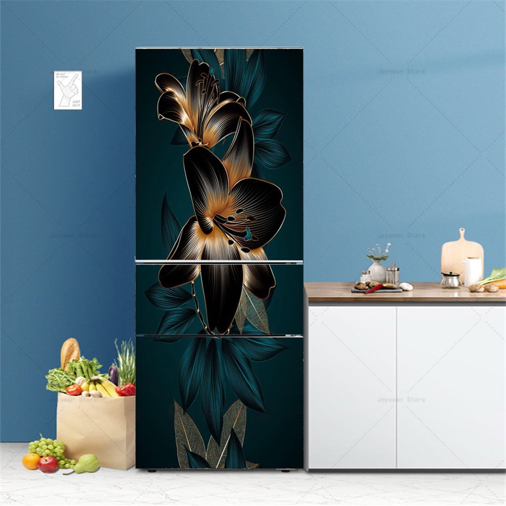 3D New Chinese Plant Flower Fridge Magnet Removable Waterproof Self ...