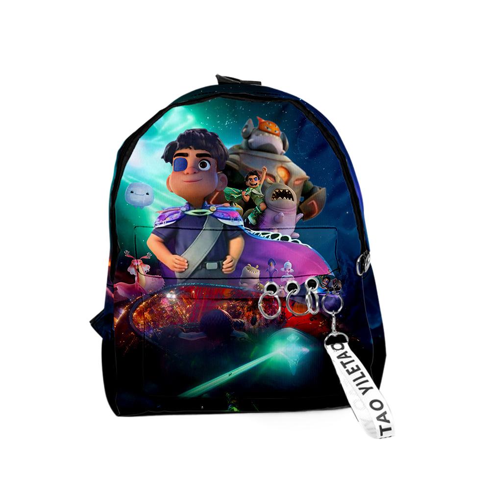 3D New Movie Earth Correspondent Elio Backpack Large Capacity Fashion ...